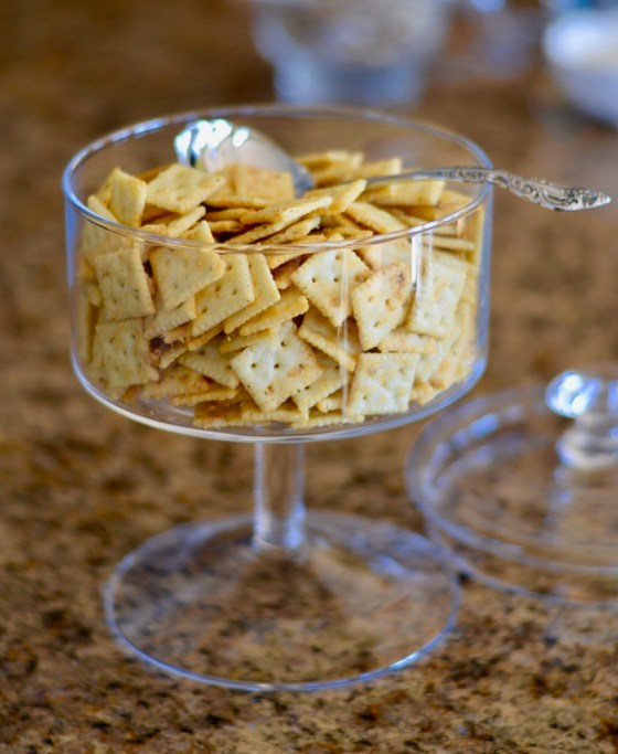 Ranch Parmesan Romano Mini Saltines | Mary Duke Cooks!
