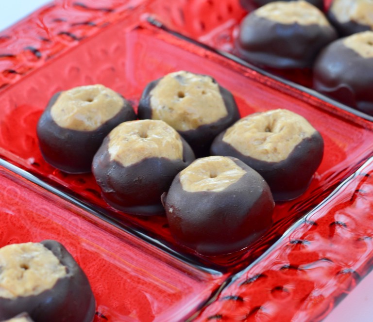Toffee Crunch Buckeyes | Mary Duke Cooks!